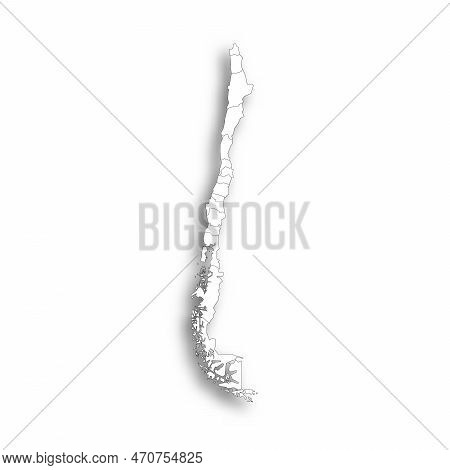 Chile Political Map Vector & Photo (Free Trial) | Bigstock