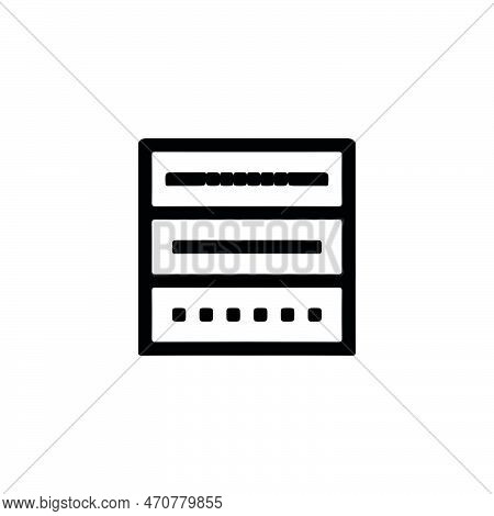 Server Rack Icon. Vector & Photo (Free Trial) | Bigstock