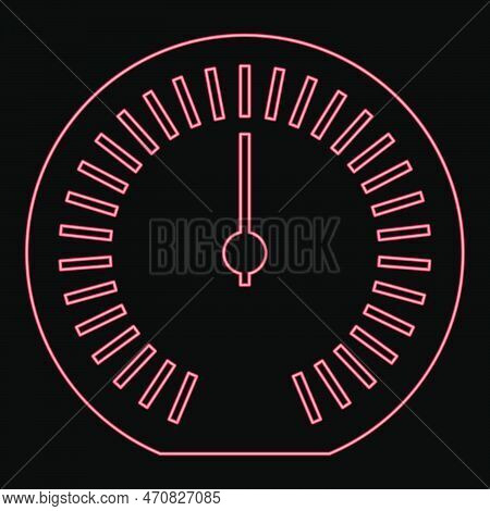 Neon Speedometer Vector & Photo (Free Trial) | Bigstock