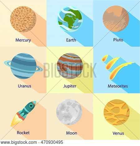 Nine Planets Symbols