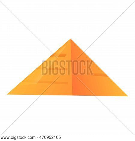 Pyramide Icon. Cartoon Image & Photo (Free Trial) | Bigstock