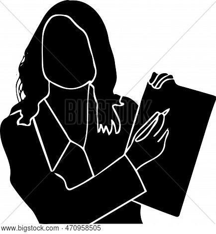 Silhouette Dietitian Vector & Photo (Free Trial) | Bigstock