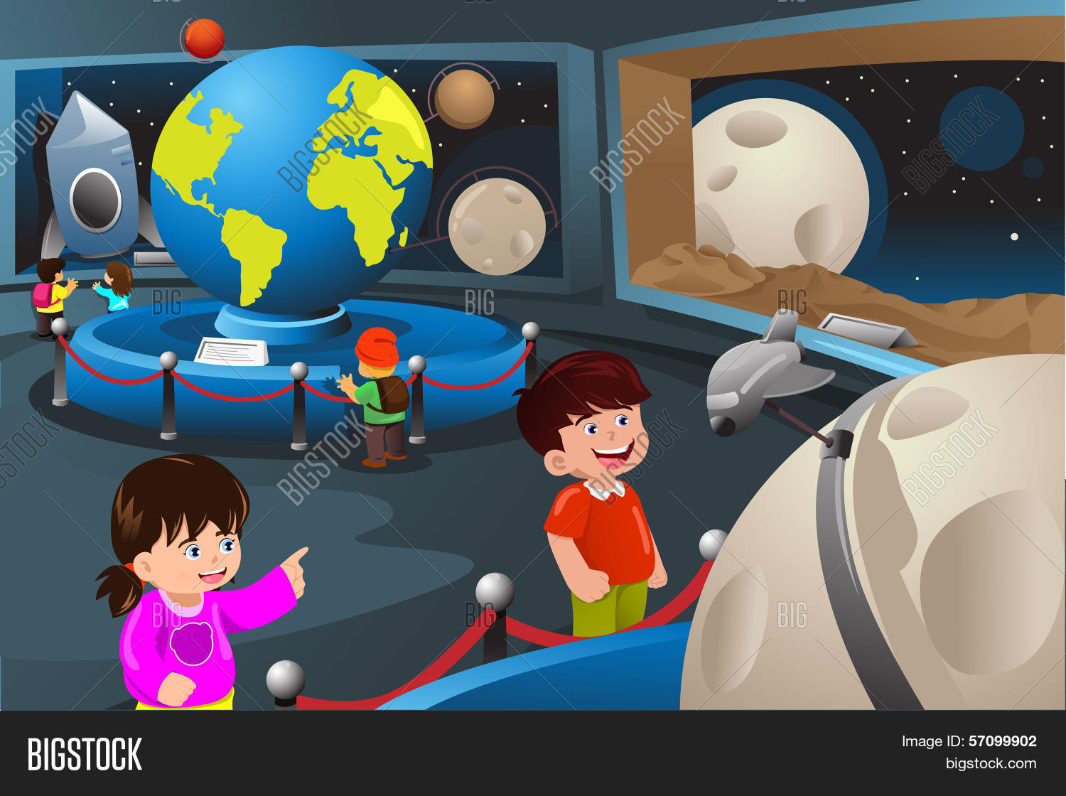 Kids On Field Trip Vector & Photo (Free Trial) | Bigstock