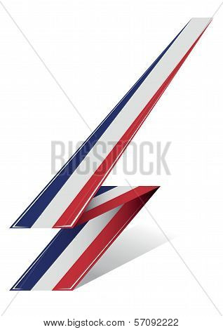 France Arrow Flag Red Vector & Photo (Free Trial) | Bigstock