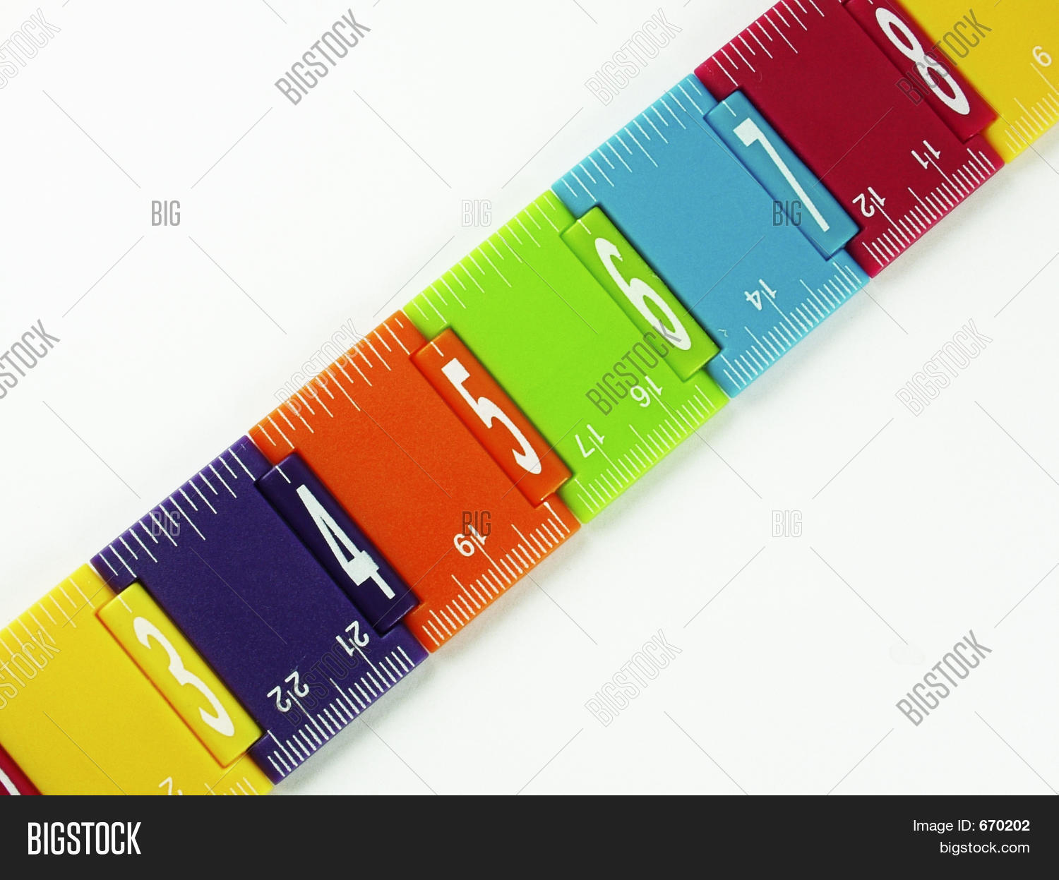 Kids Colourful Ruler Image & Photo (Free Trial) | Bigstock