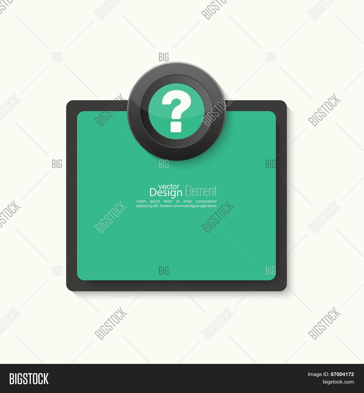 Question Mark Icon Vector & Photo (Free Trial) | Bigstock