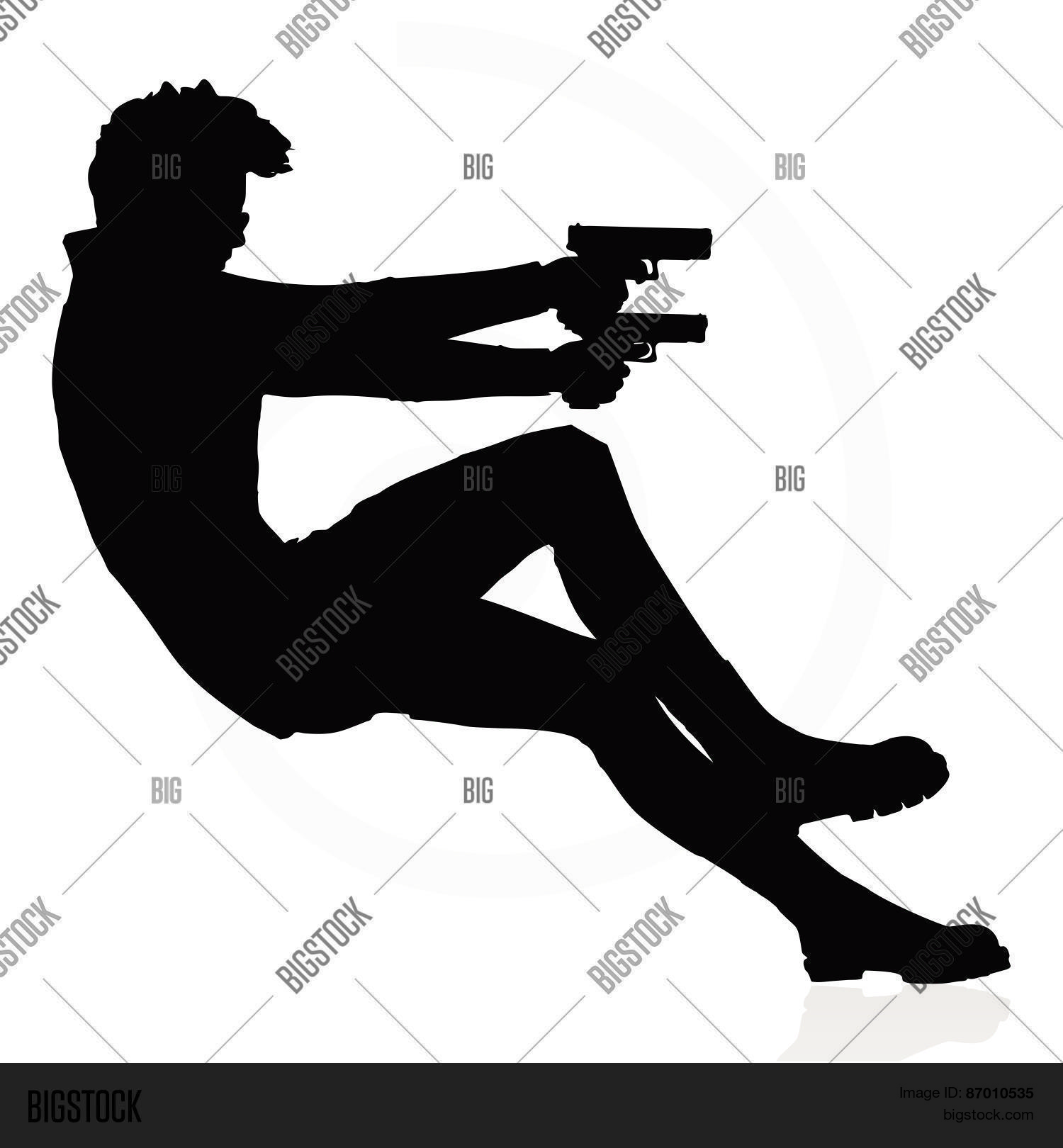 Man Gun Vector & Photo (Free Trial) | Bigstock