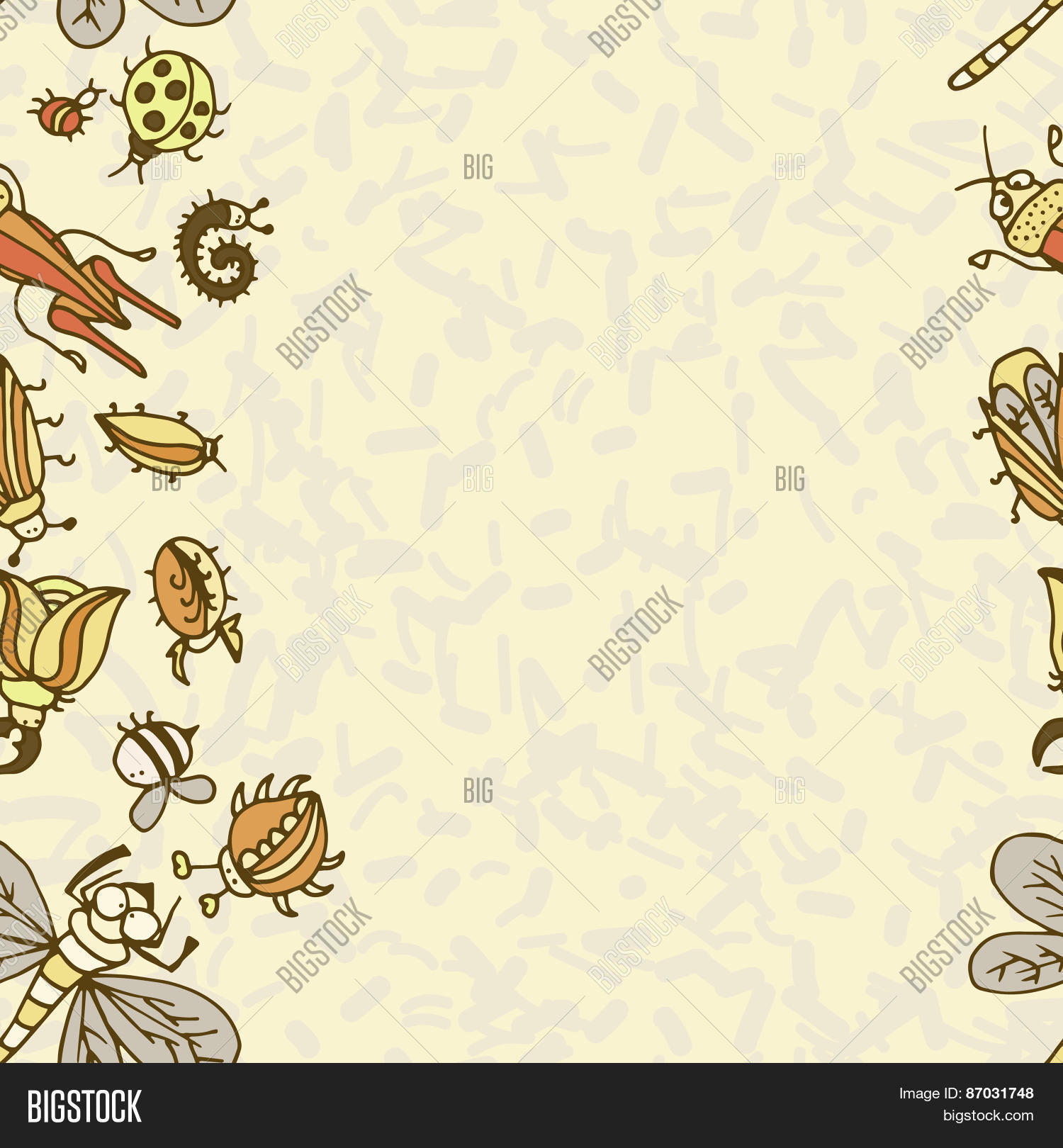 Cute Cartoon Insect Vector & Photo (Free Trial) | Bigstock