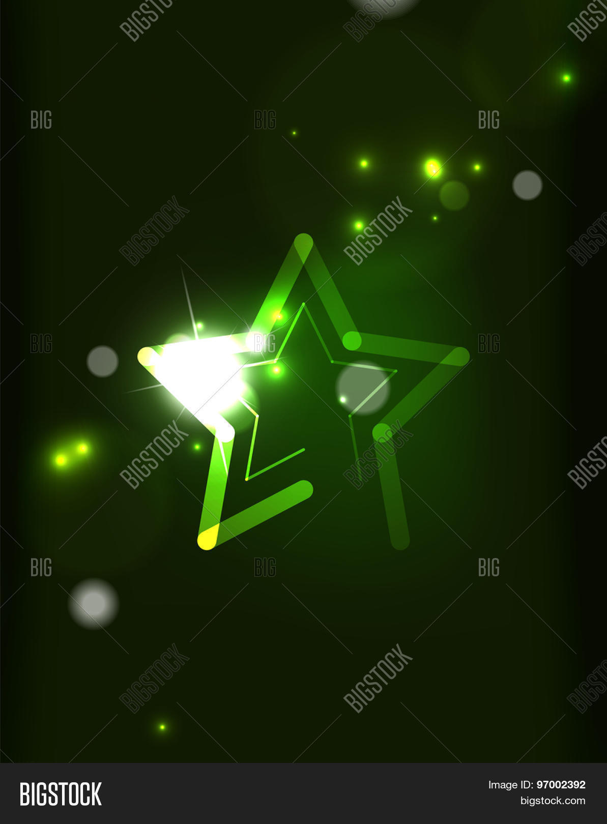 Glowing Star Blending Vector & Photo (Free Trial) | Bigstock