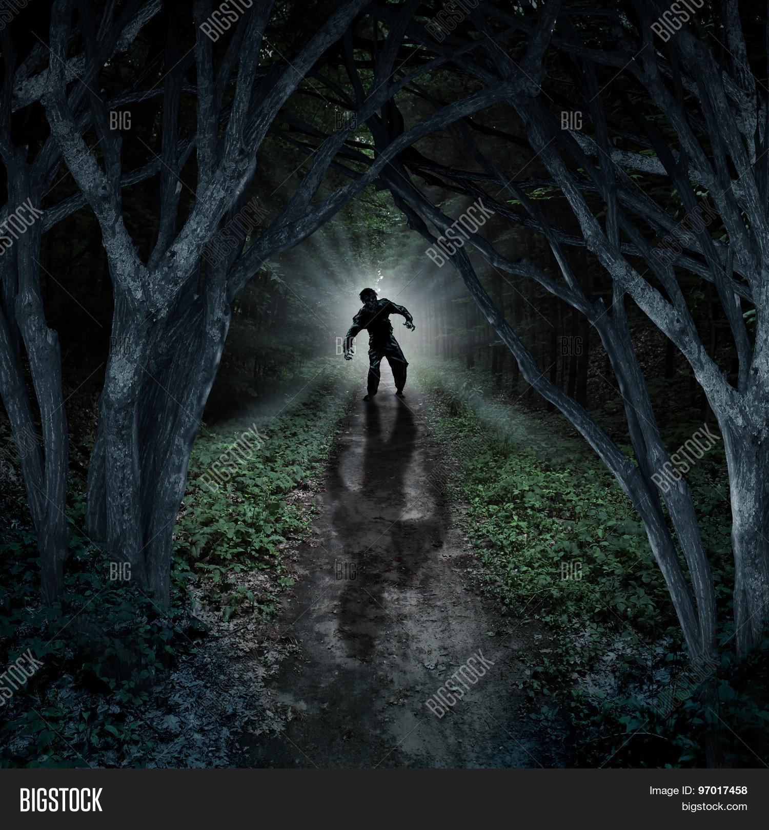 Horror Monster Walking Image & Photo (Free Trial) | Bigstock