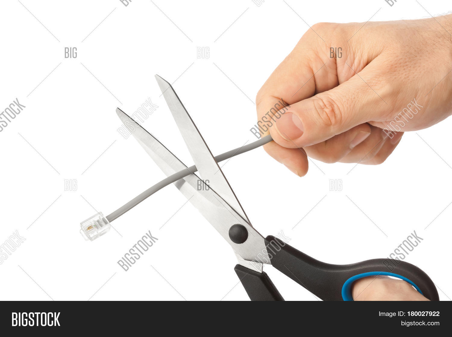 Hand Scissors Phone Image & Photo (Free Trial) | Bigstock