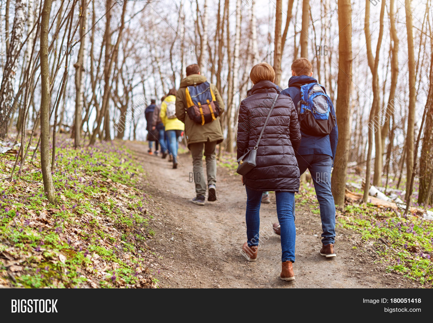 Group Friends Walking Image & Photo (Free Trial) | Bigstock