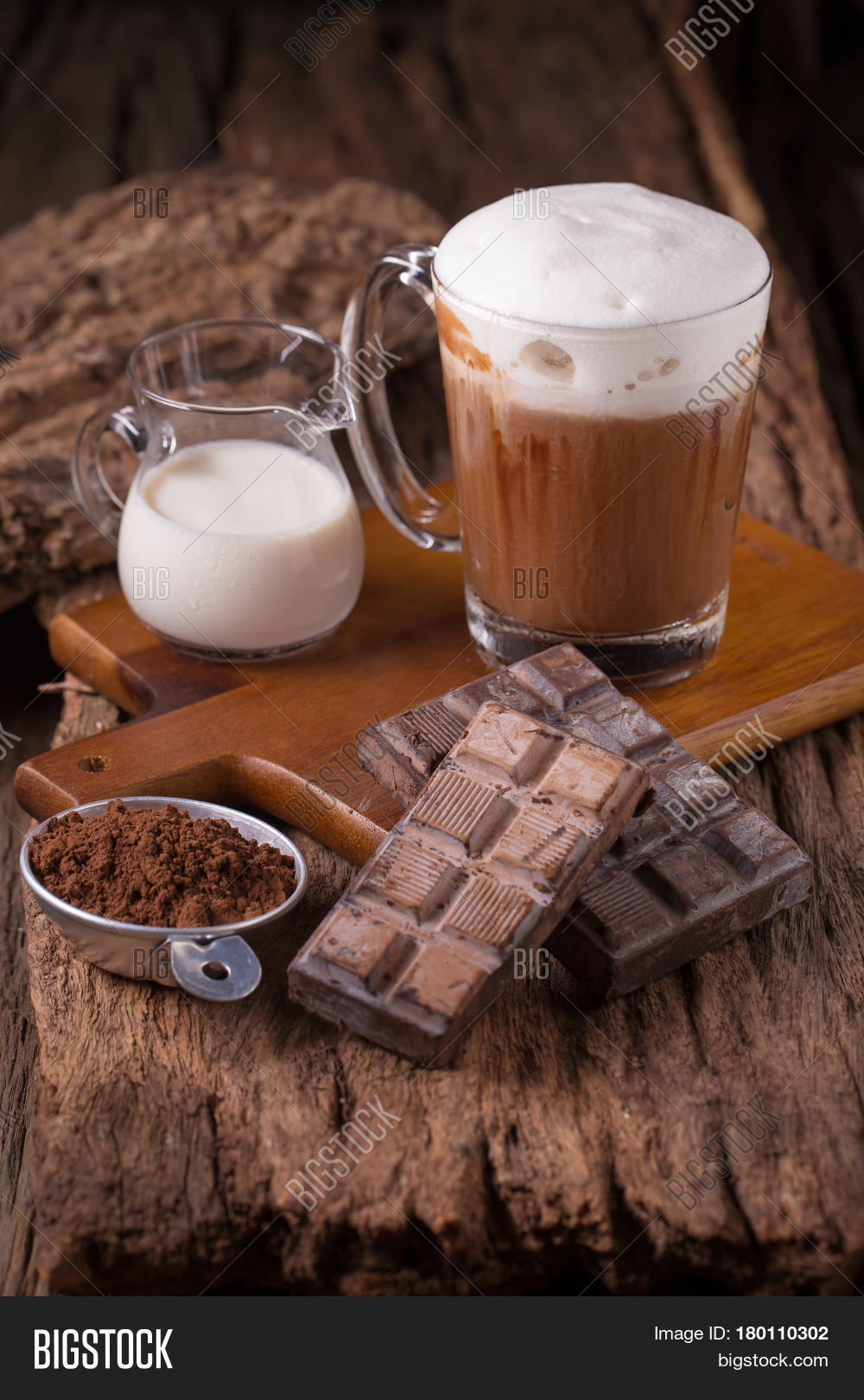 Cold Chocolate Milk Image & Photo (Free Trial) | Bigstock