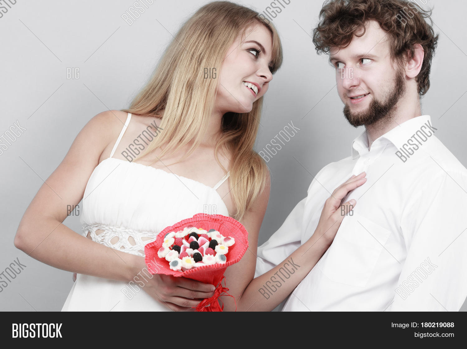 Loving Couple Candy Image & Photo (Free Trial) | Bigstock
