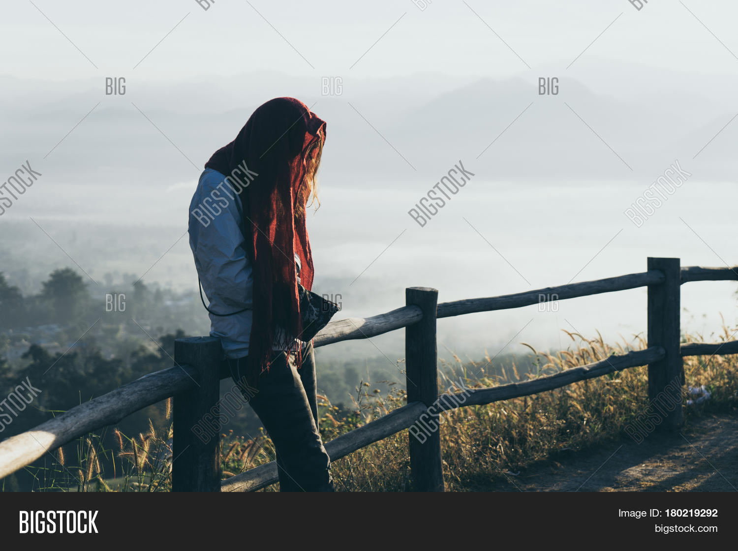 Girl Standing Alone Image & Photo (Free Trial) | Bigstock