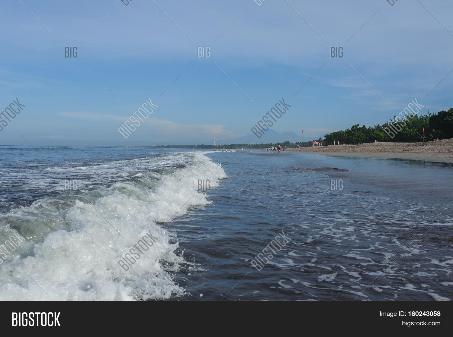 Walk On Morning Beach Image & Photo (Free Trial) | Bigstock