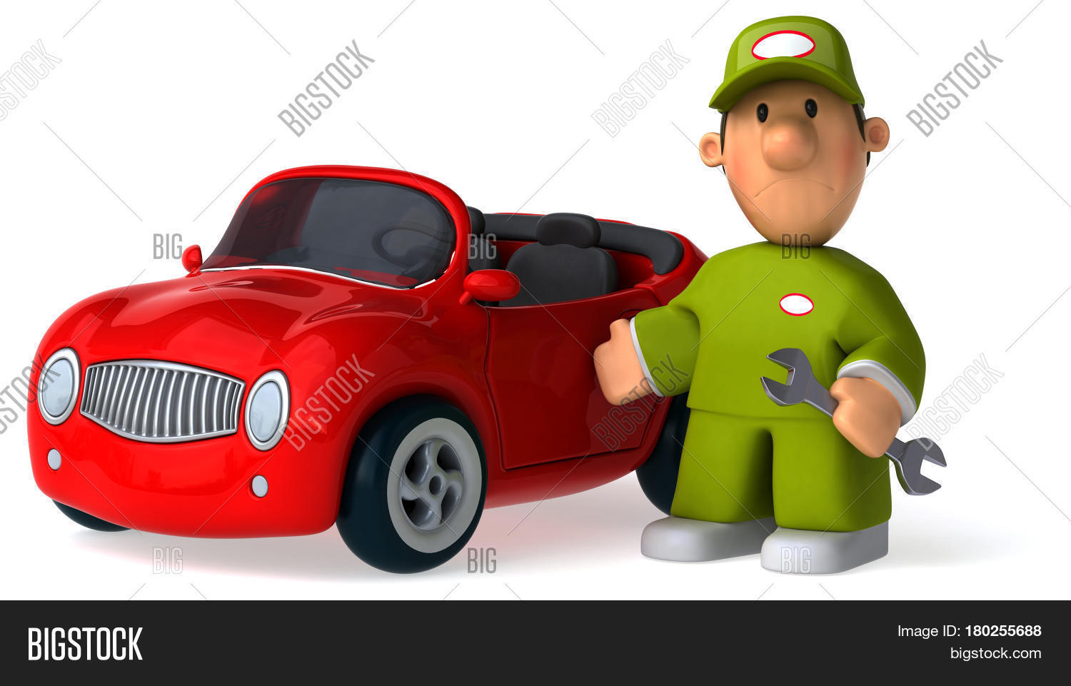 Fun Mechanic - 3D Image & Photo (Free Trial) | Bigstock