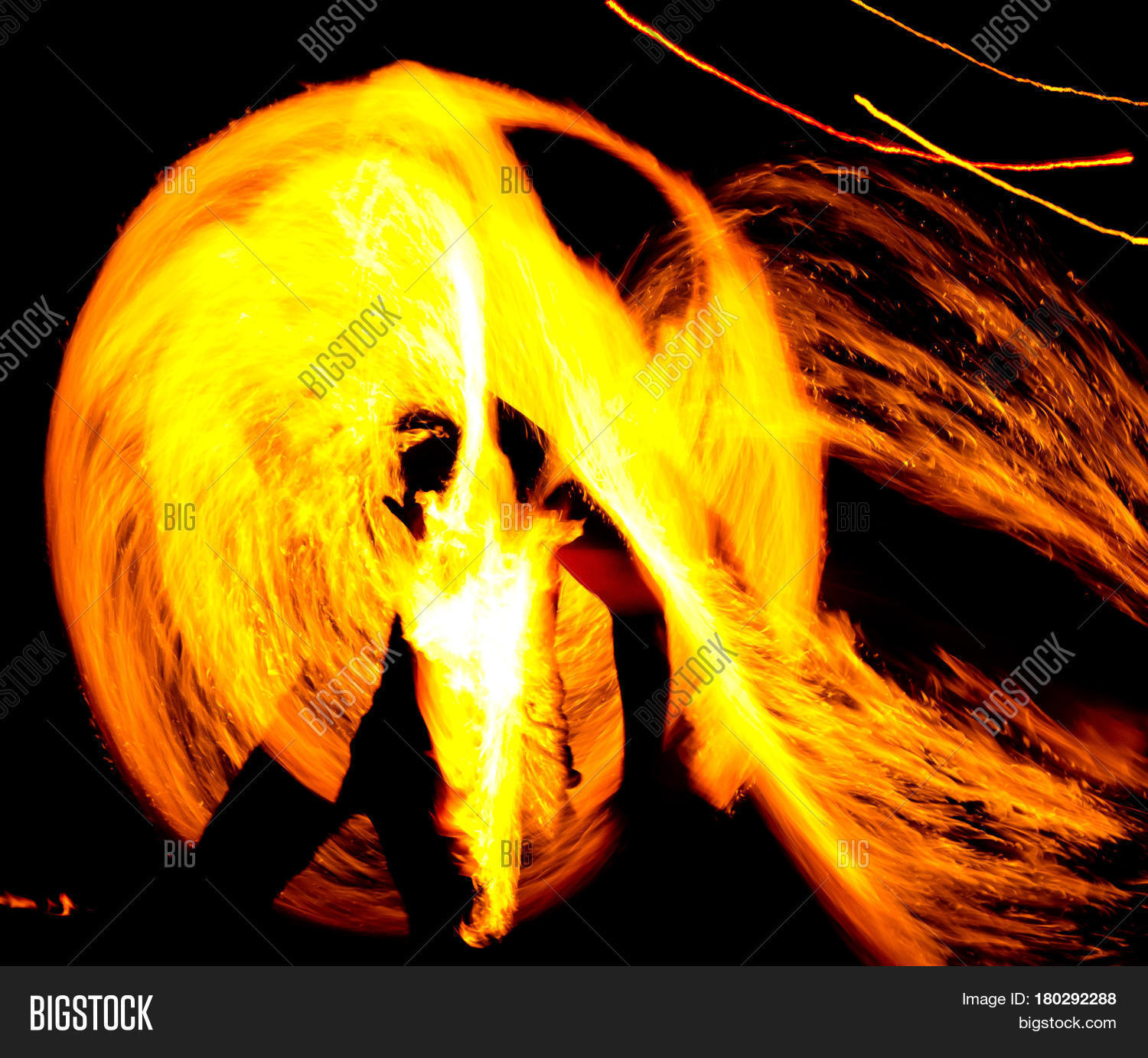 Flaming Trails Image & Photo (Free Trial) | Bigstock