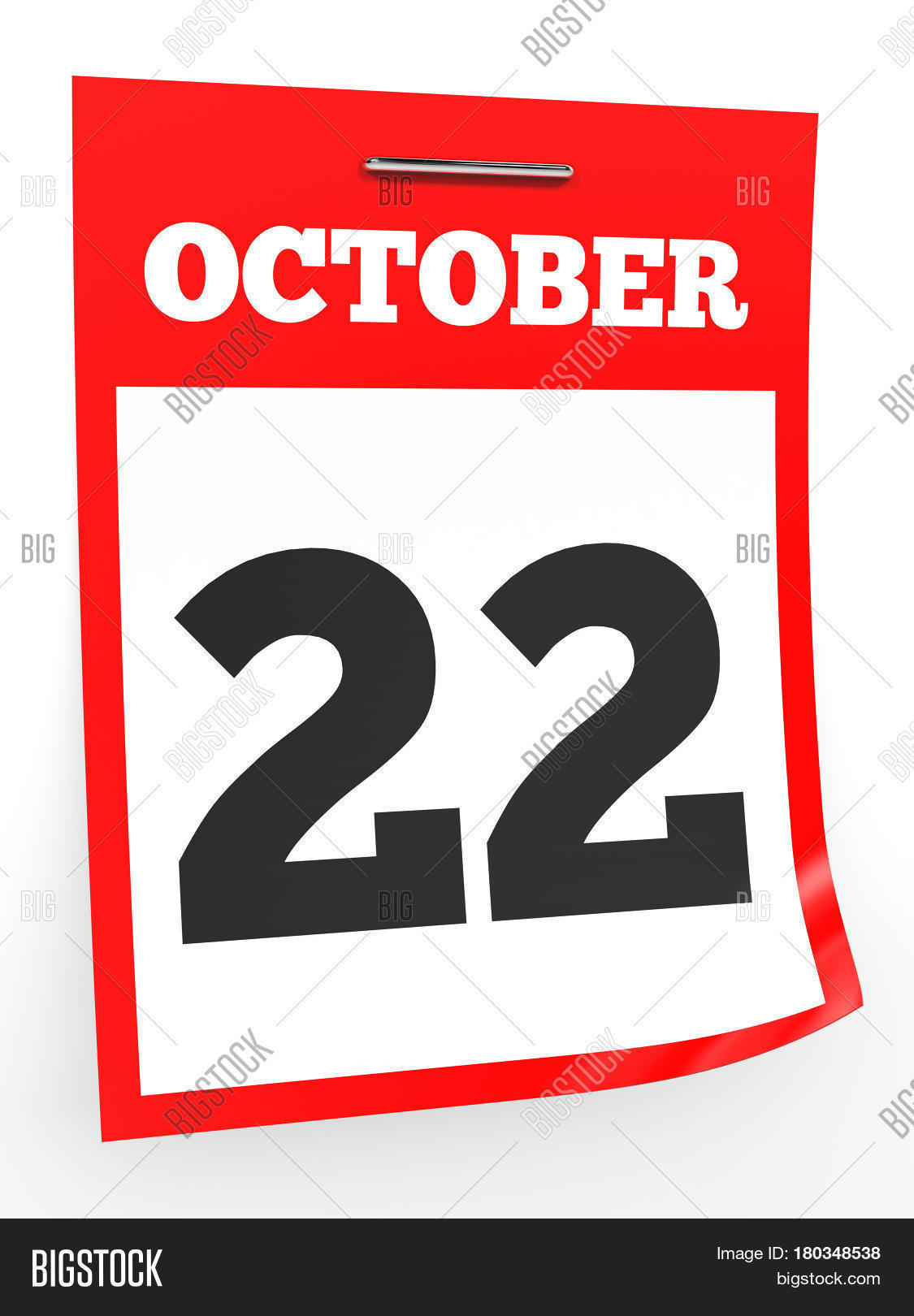 October 22. Calendar Image & Photo (Free Trial) | Bigstock