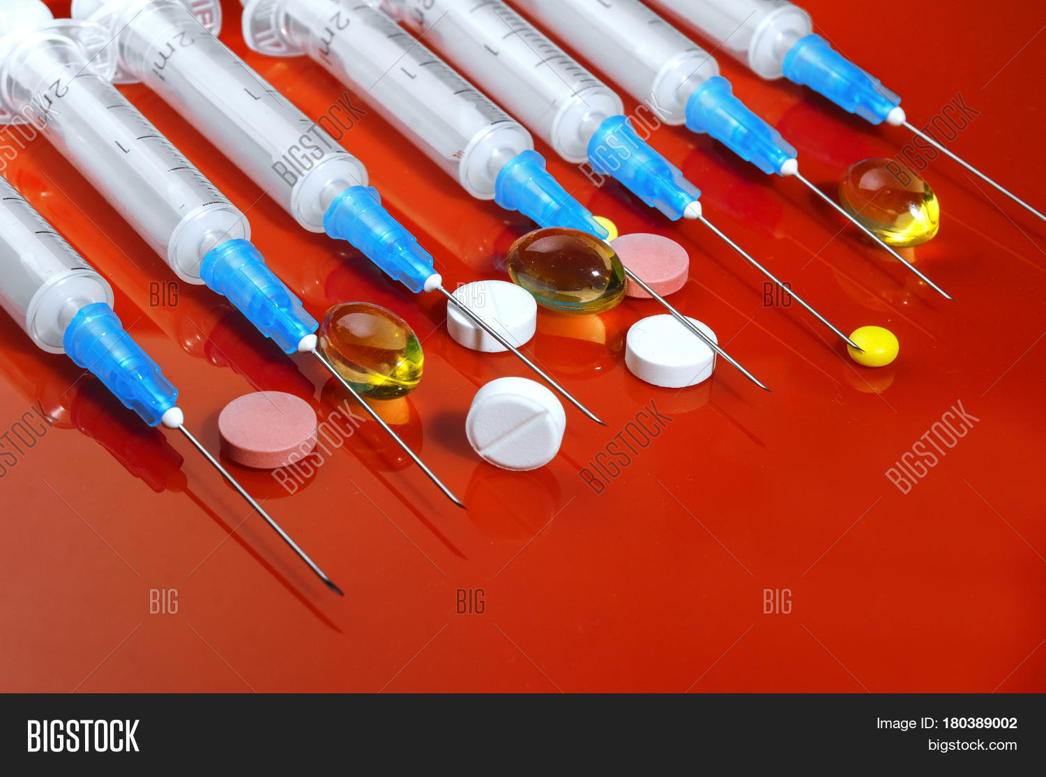 Syringe. Pills. Image & Photo (Free Trial) | Bigstock
