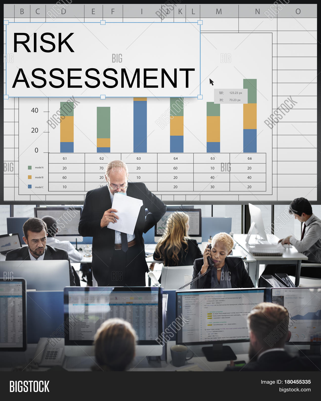 Risk Assessment Graph Image & Photo (Free Trial) | Bigstock