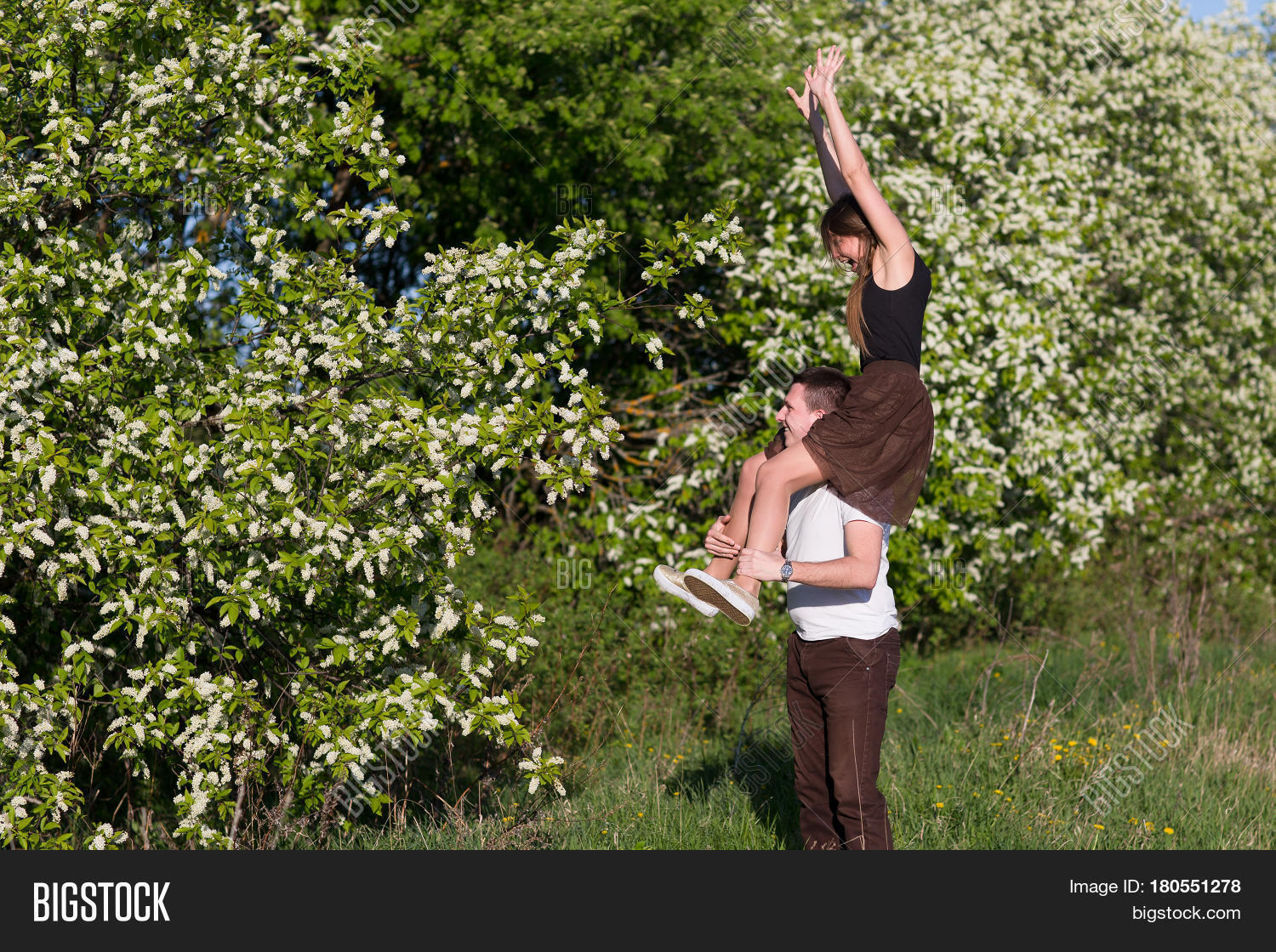 Man Giving Piggyback Image & Photo (Free Trial) | Bigstock