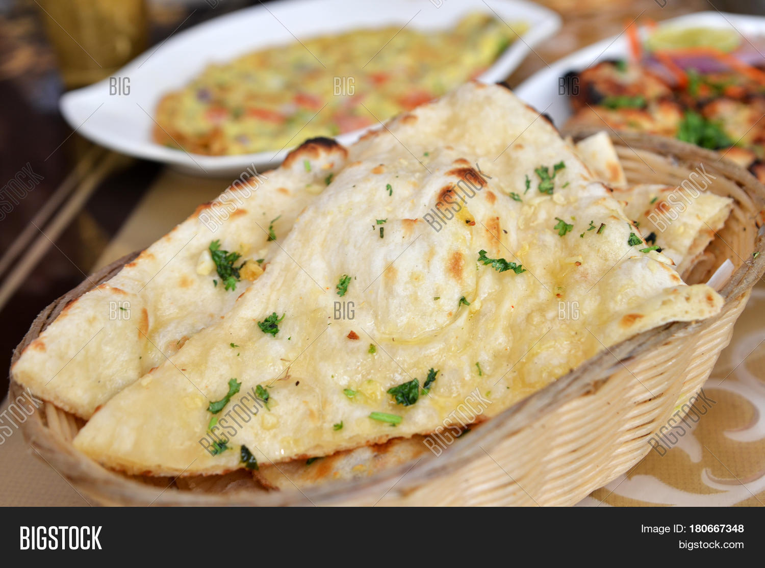 Garlic Coriander Naan Image & Photo (Free Trial) | Bigstock