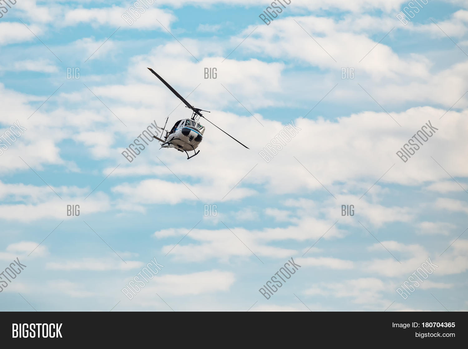 White Helicopter Image & Photo (Free Trial) | Bigstock