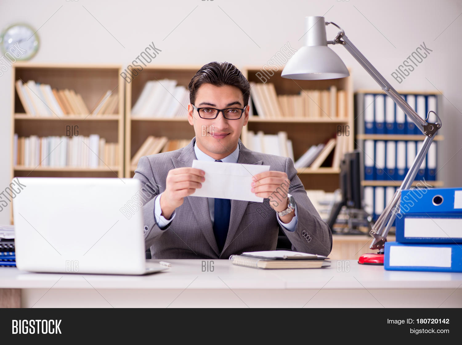 Businessman Receiving Image & Photo (Free Trial) | Bigstock