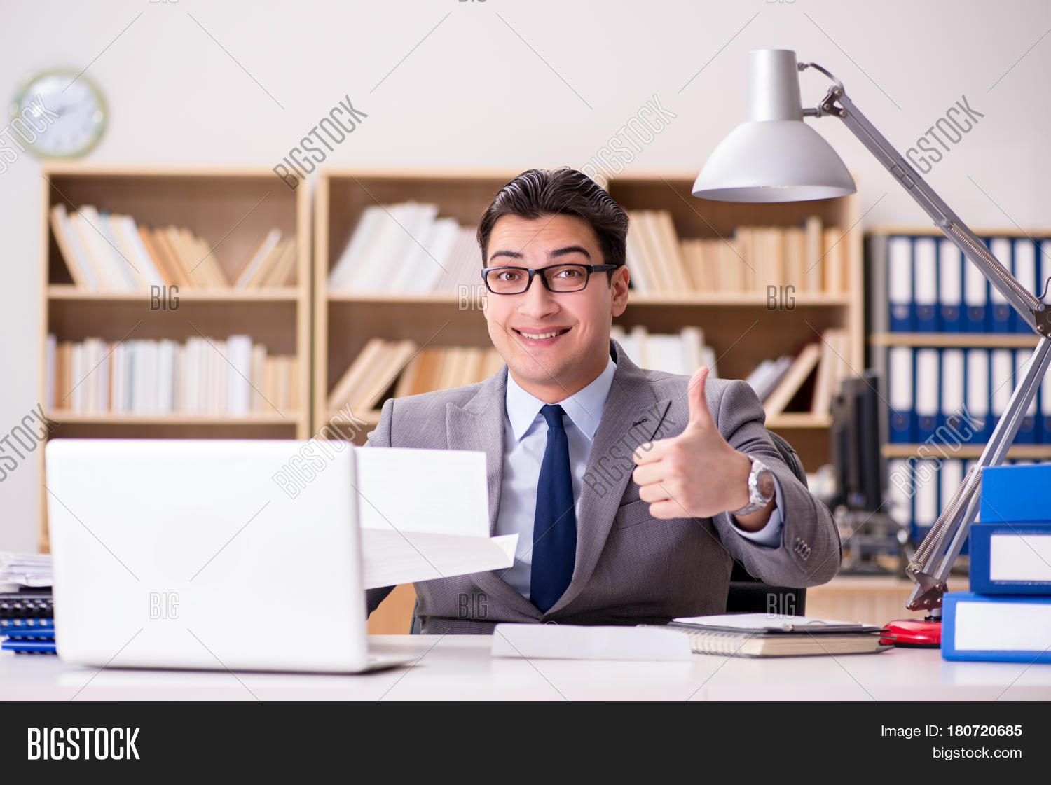 Businessman Receiving Image & Photo (Free Trial) | Bigstock