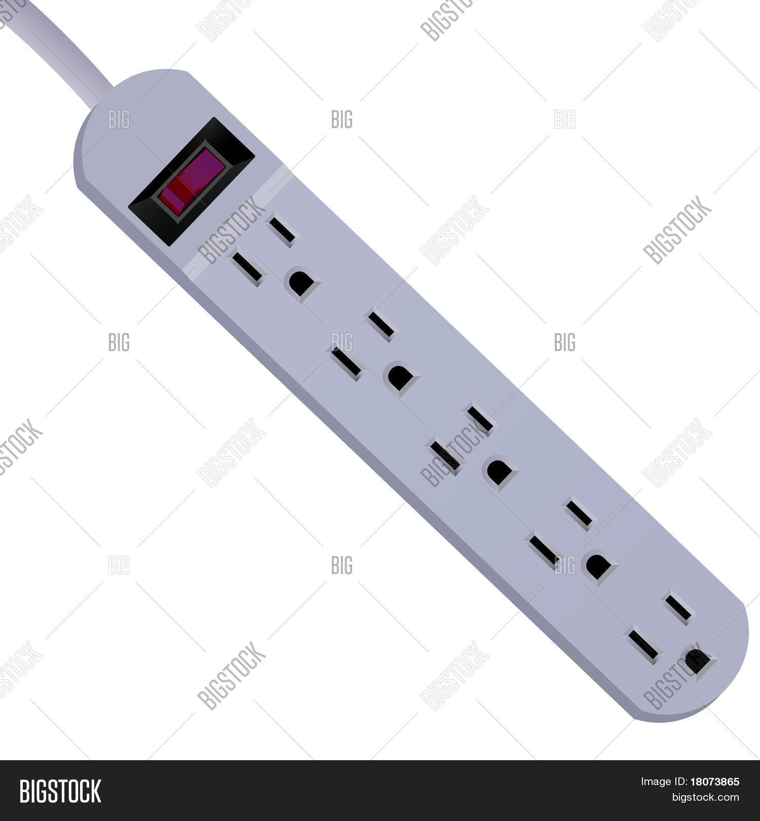 Power Strip Vector & Photo (Free Trial) | Bigstock