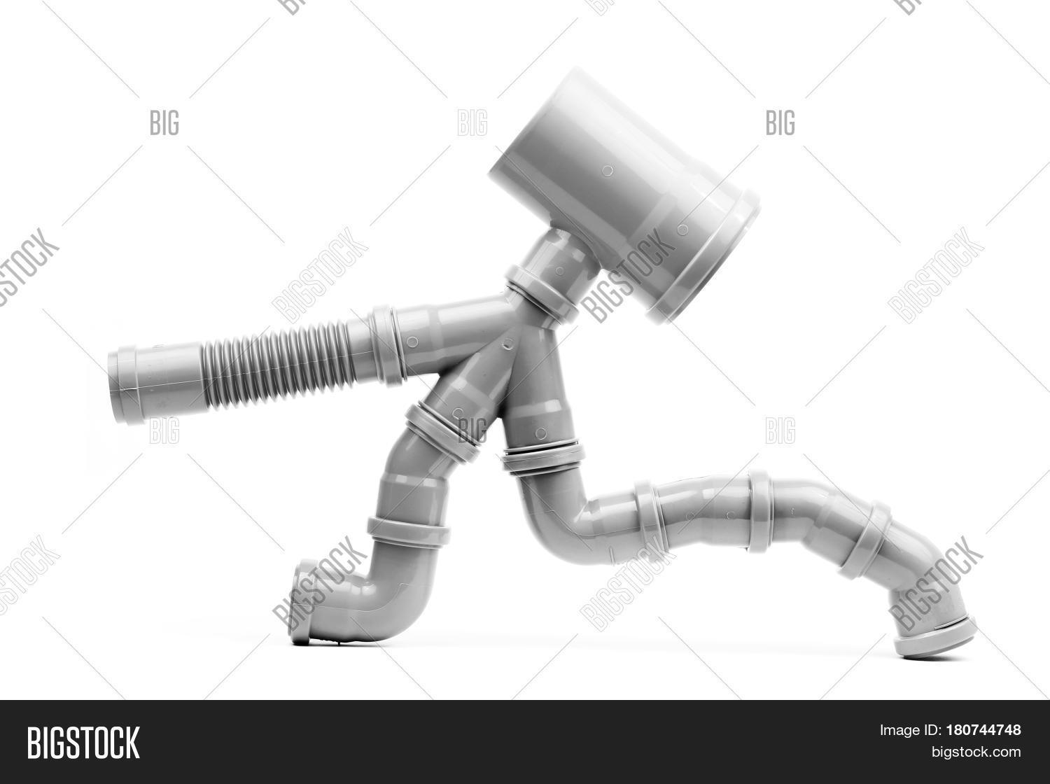Grey Drain Pipe Art Image & Photo (Free Trial) | Bigstock
