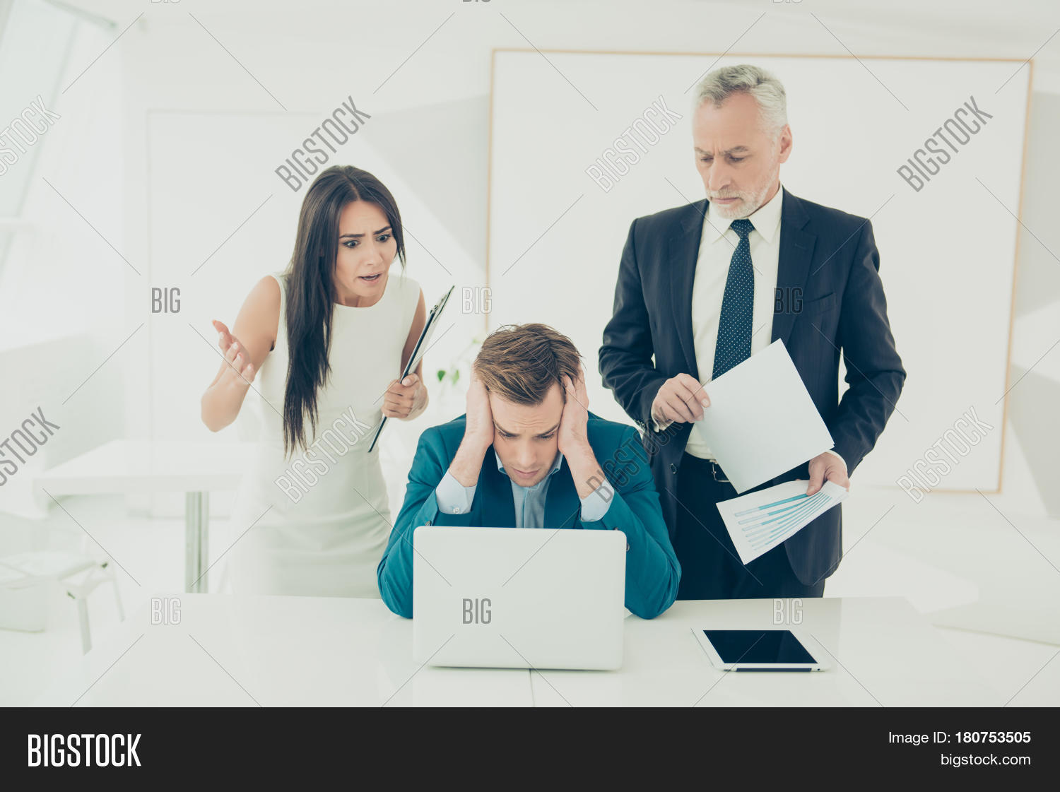Angry Frustrated Boss Image & Photo (Free Trial) | Bigstock