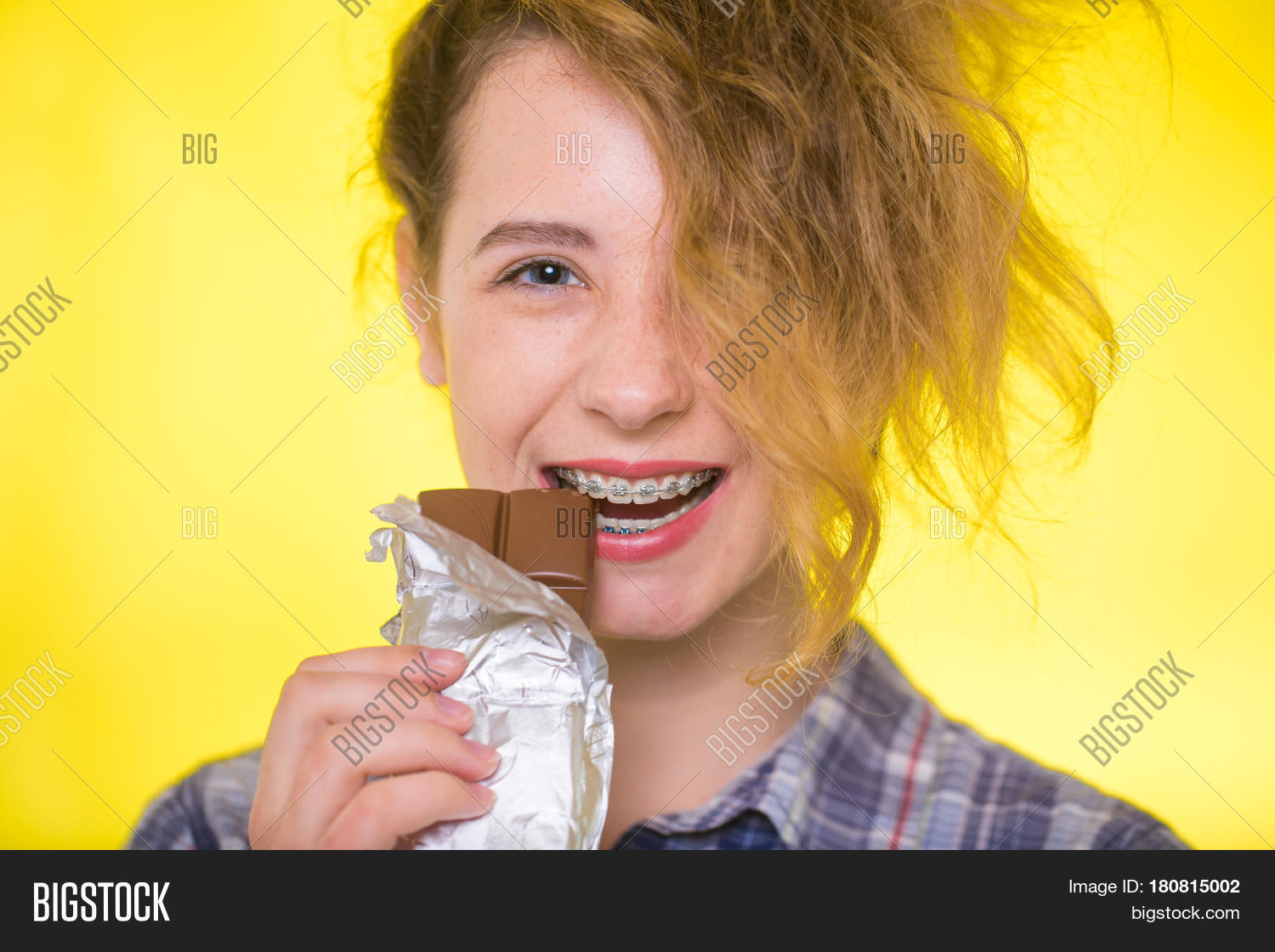 Young Girl Plaid Shirt Image & Photo (Free Trial) | Bigstock