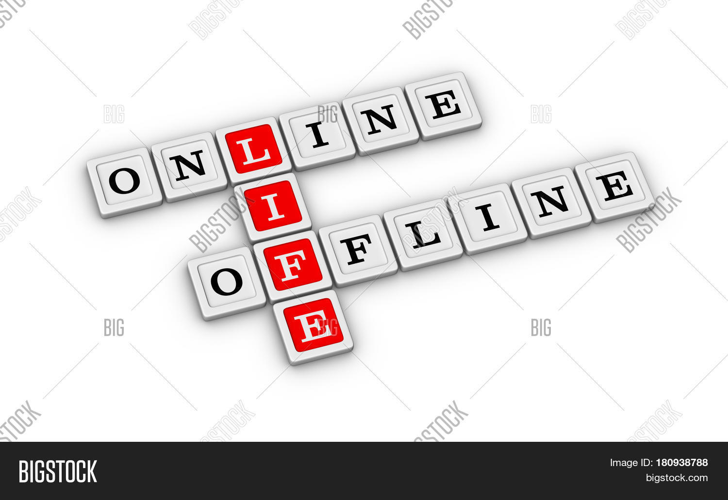 Online Offline 图片和照片（免费试用） | Bigstock