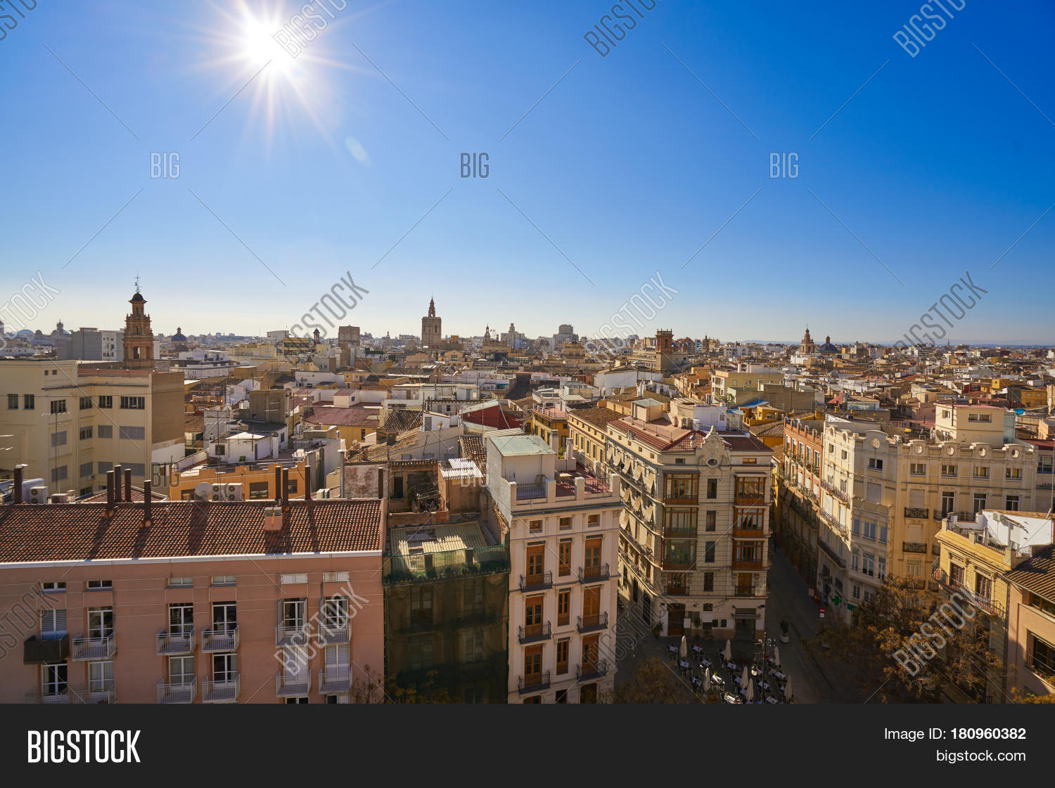 Valencia Skyline Old Image & Photo (Free Trial) | Bigstock