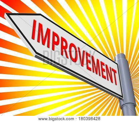 Improvement Sign Image & Photo (Free Trial) | Bigstock