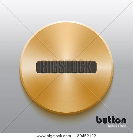 Round Minus Button Vector & Photo (Free Trial) | Bigstock