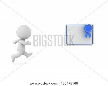 3D Character Chasing Image & Photo (Free Trial) | Bigstock