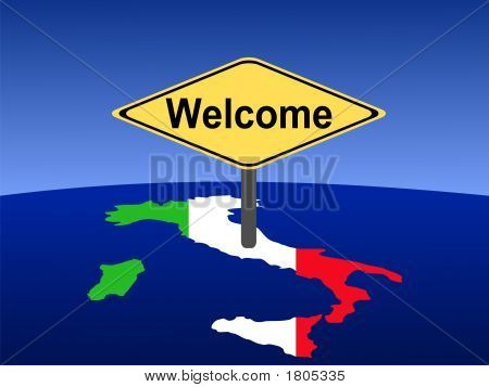 Welcome Italy Image & Photo (Free Trial) | Bigstock