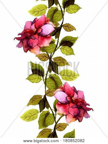 Repeated Floral Border Image & Photo (Free Trial) | Bigstock