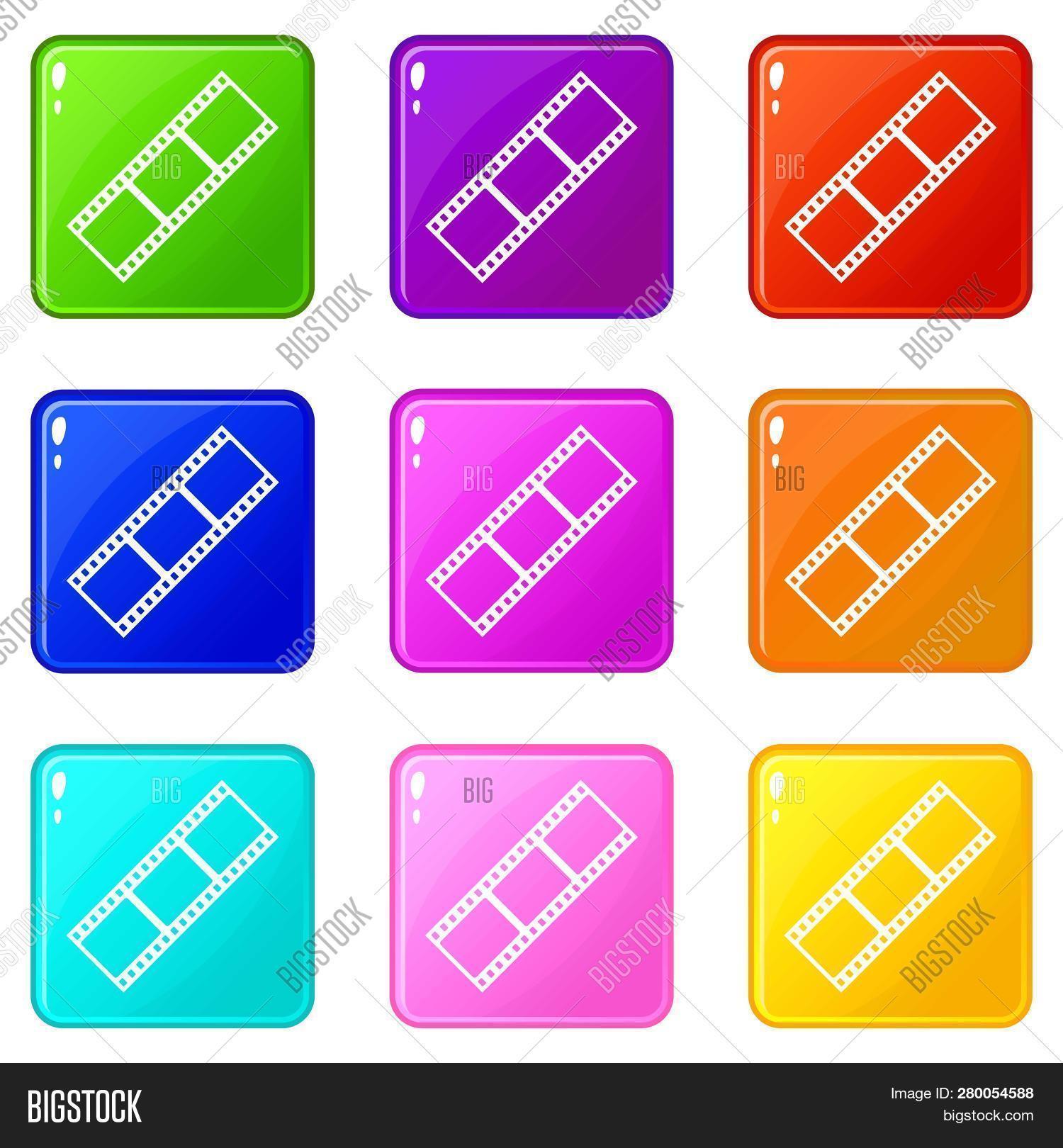 Film Strip Icons 9 Image & Photo (Free Trial) | Bigstock