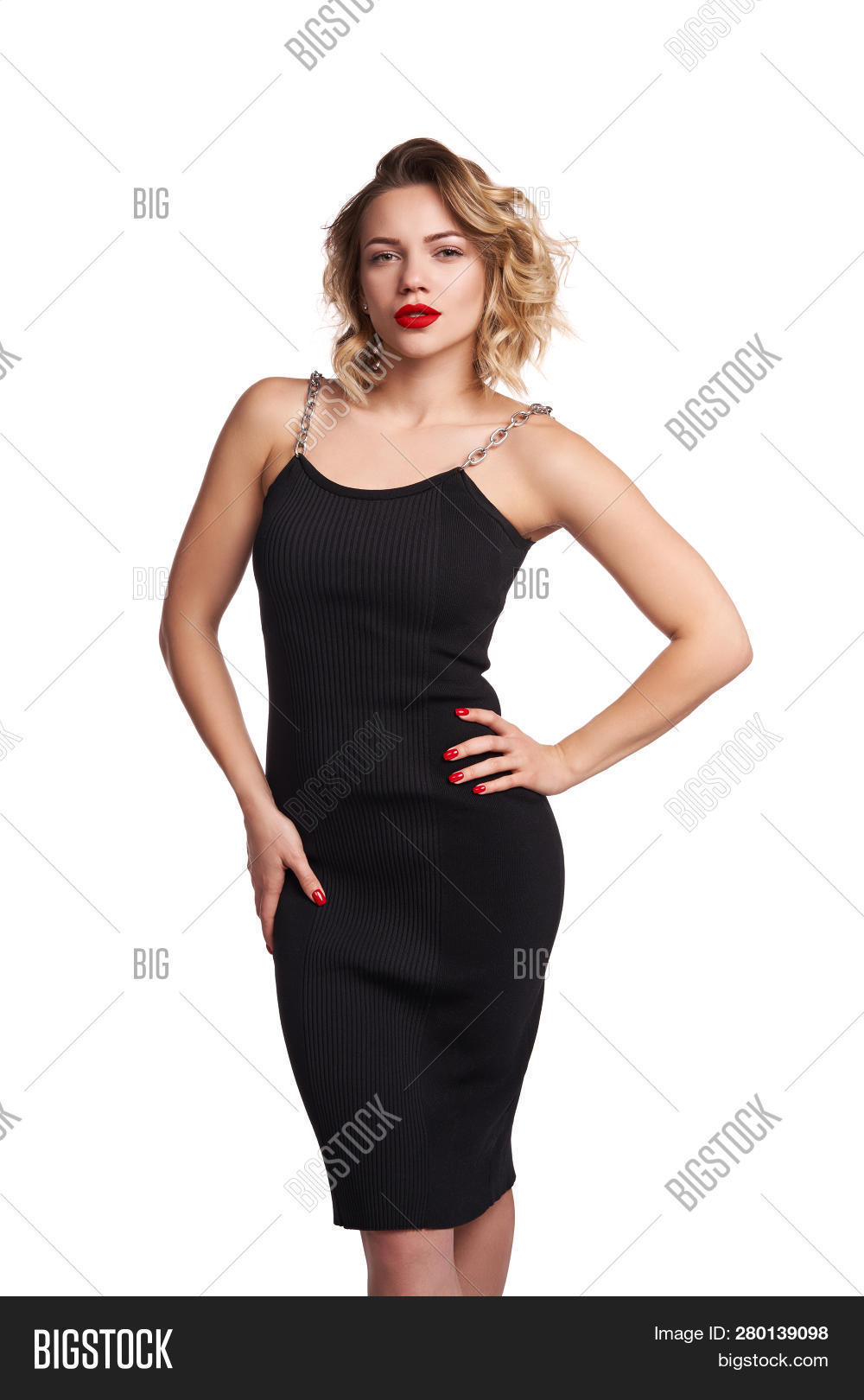 Fashionable Lady Black Image & Photo (Free Trial) | Bigstock