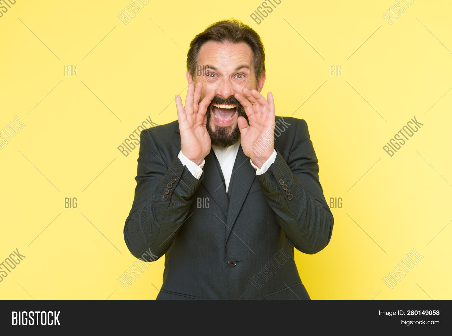 Man Shouting You. Art Image & Photo (Free Trial) | Bigstock