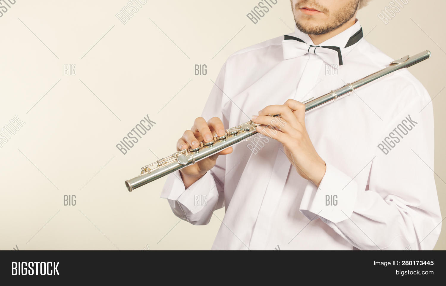 Flute Music Playing Image & Photo (Free Trial) | Bigstock