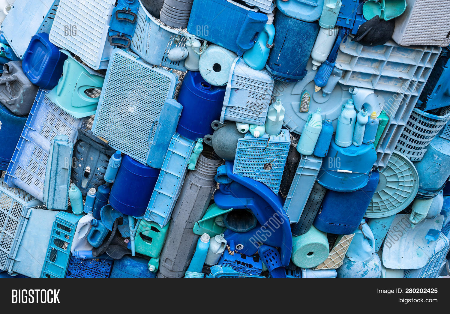 Pile Plastic Litter Image & Photo (Free Trial) | Bigstock