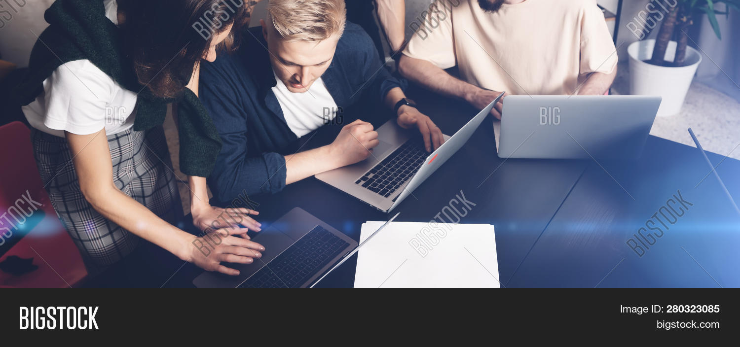 Coworkers Team Work. Image & Photo (Free Trial) | Bigstock