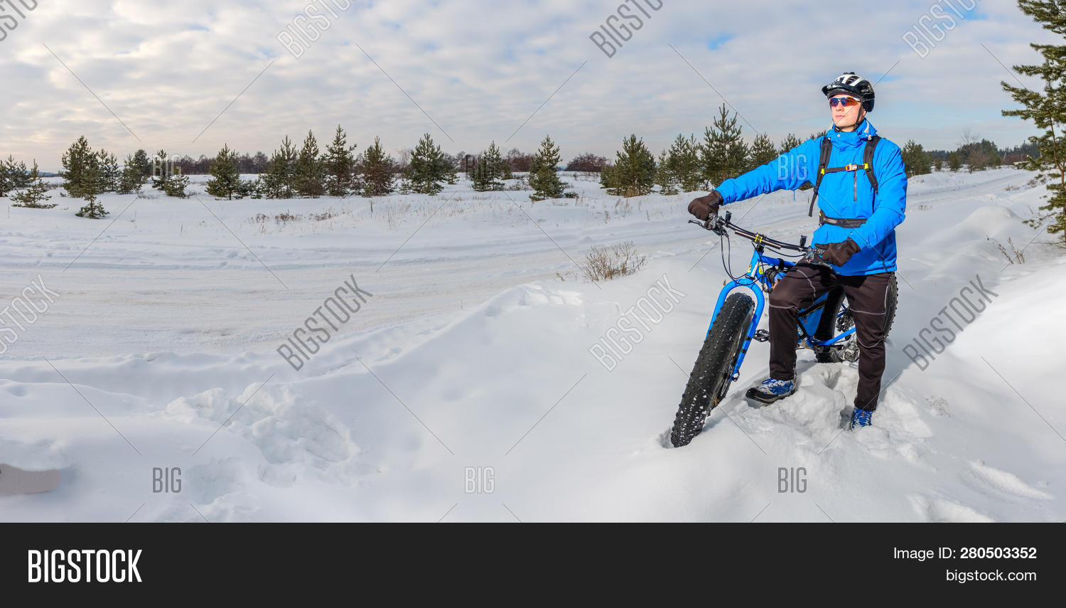 Fat Biker Riding His Image & Photo (Free Trial) | Bigstock