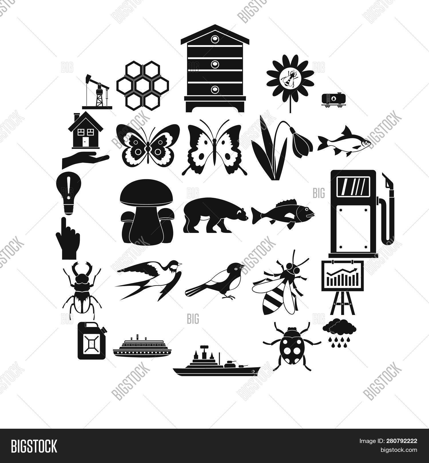 Fervent Icons Set. Image & Photo (Free Trial) | Bigstock