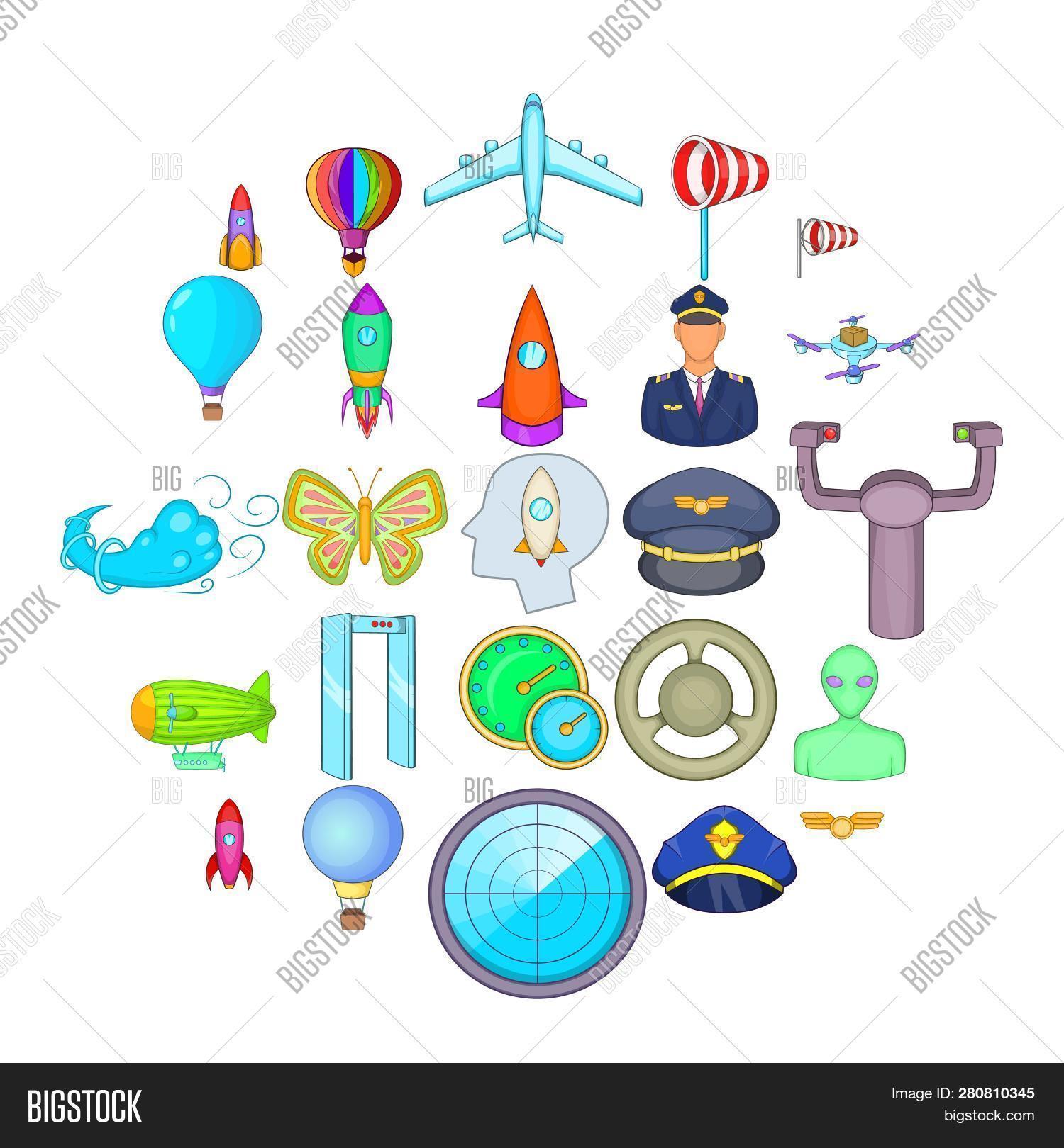 Alighting Icons Set. Image & Photo (Free Trial) | Bigstock